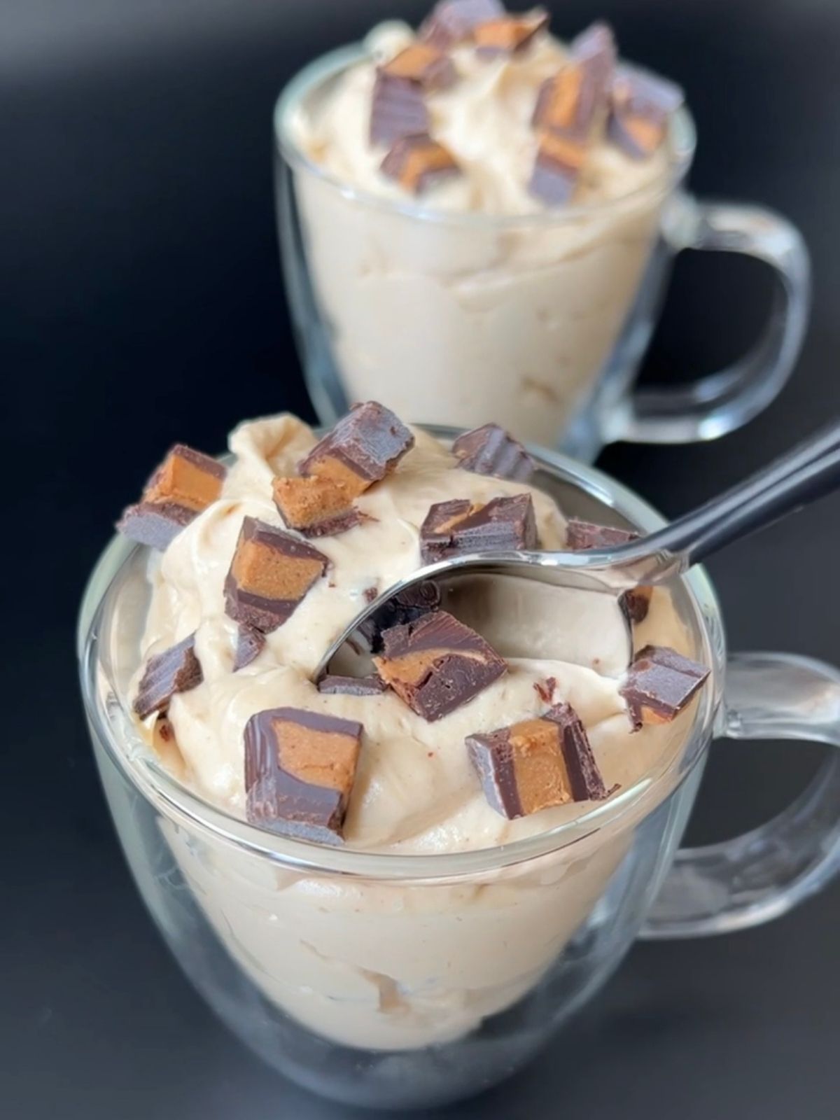 Keto Peanut Butter Mousse - BakeToBeFit - Easy Keto Mousse Recipe