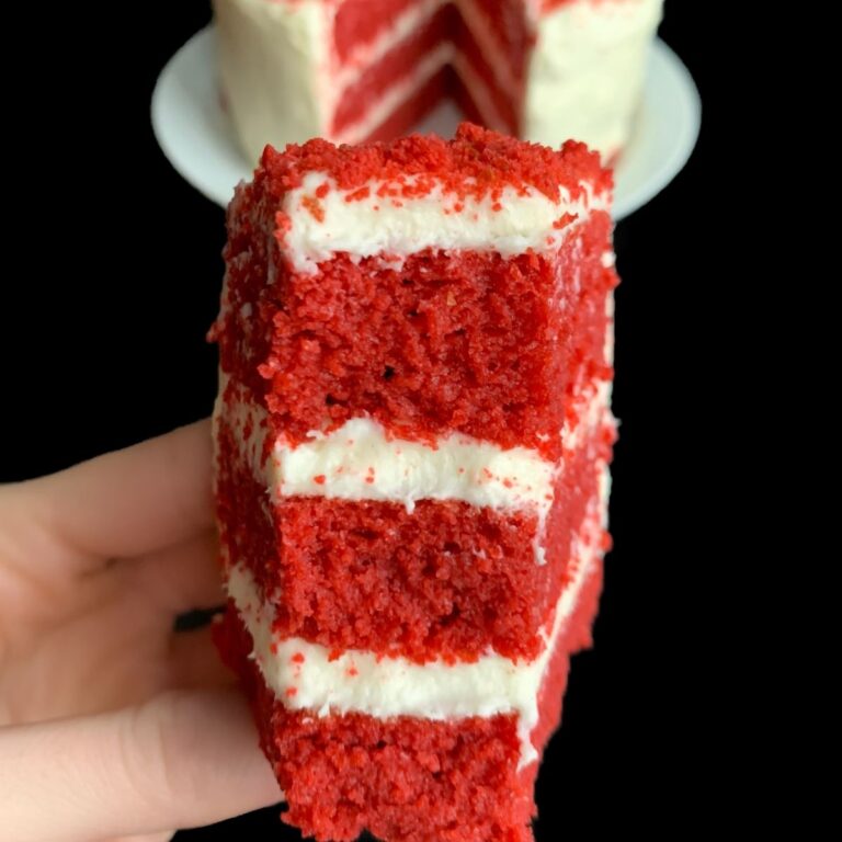 Keto Red Velvet Cake - BakeToBeFit