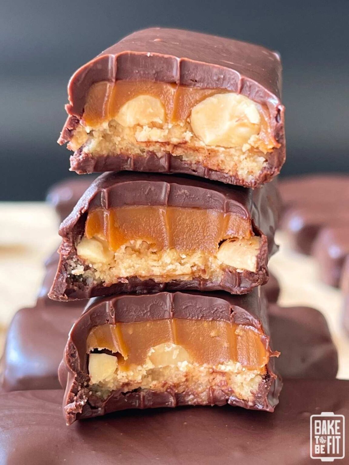 Keto Snickers Bars - Low Carb Homemade Candy Bar Recipe!